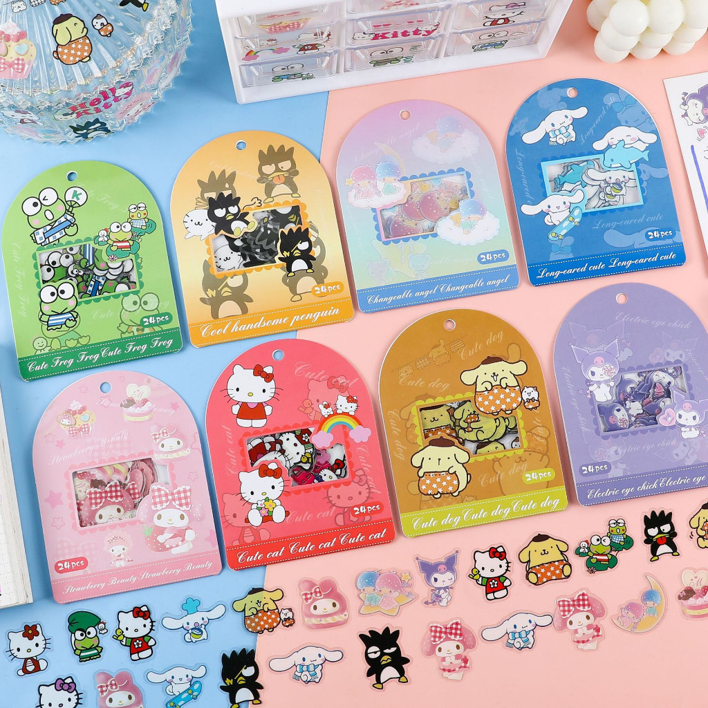 Jual PROMO!! A49 STICKER AESTHETIC GAMBAR KARTUN SANRIO ANIMASI / STICKER SANRIO ANIMASI LUCU ...