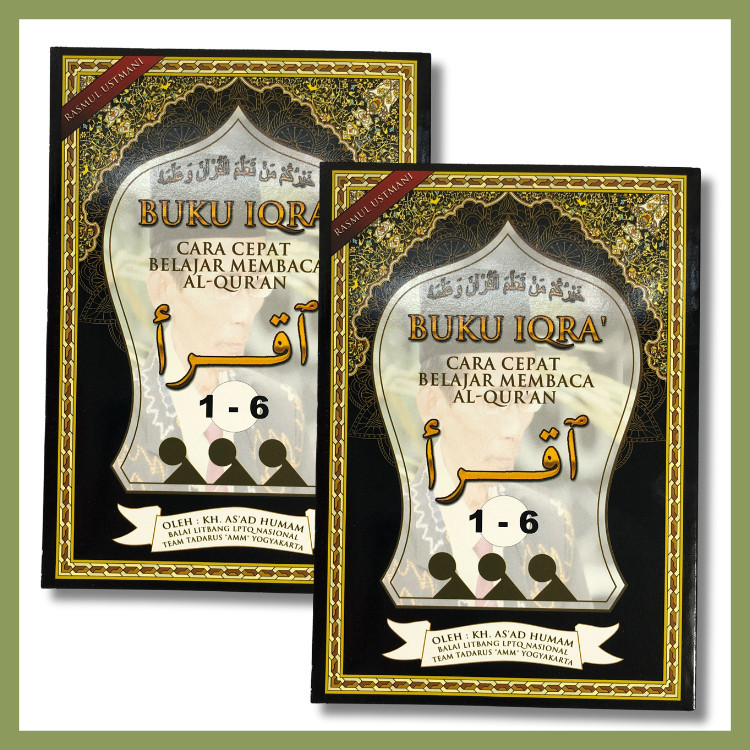 Jual Buku Iqro Rasm Rasmul Utsmani Bundel Iqra Jilid 1 Sampai 6 Ukuran ...