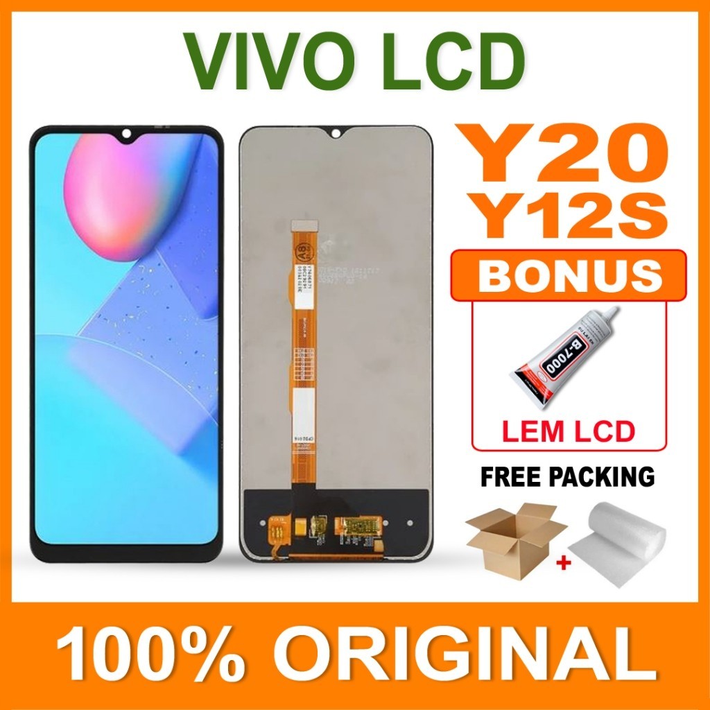 Jual LCD VIVO Y12S Y20 Y15S Y20 2027 Y20 2021 V2043 FULLSET TOUCHSCREEN ORIGINAL | Shopee Indonesia