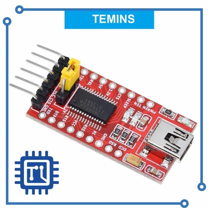 Jual FTDI FT232RL USB TO SERIAL MODULE USB TO TTL Downloader - Mini USB ...