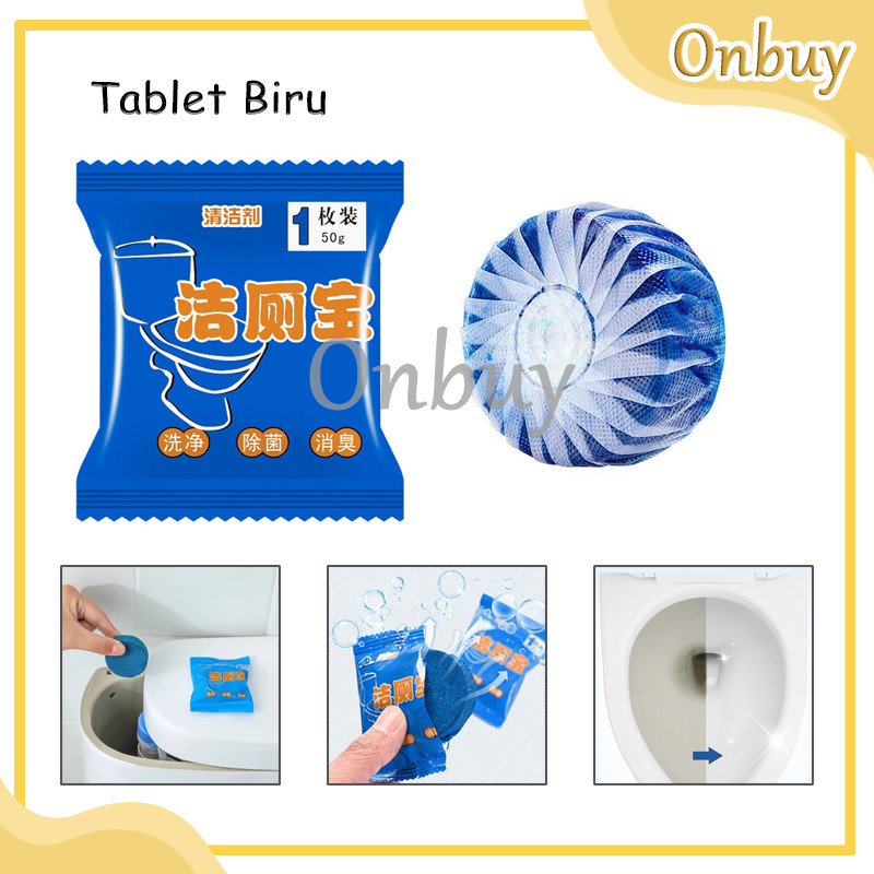 Jual Tablet Biru Pembersih Penyegar Pewangi Toilet Wc Kloset Bukan ...