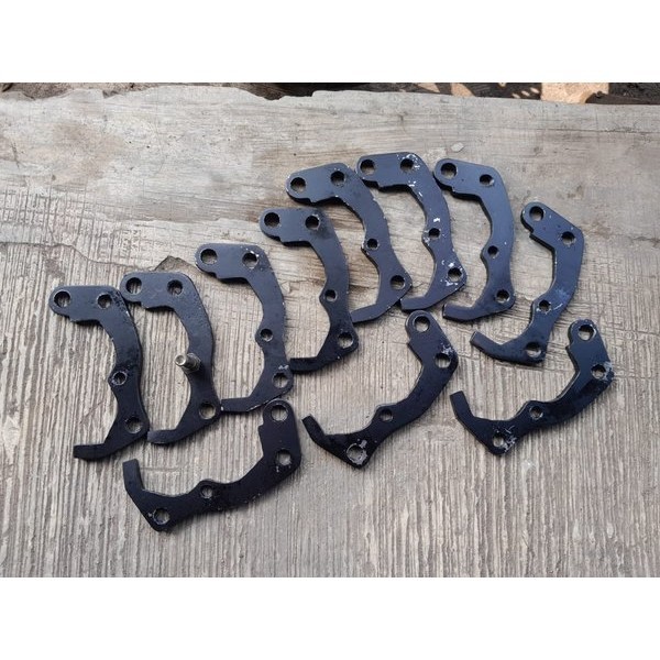 Jual Breket bracket braket kaliper cakram rem depan Klx 150 original copotan palababi bawah ...