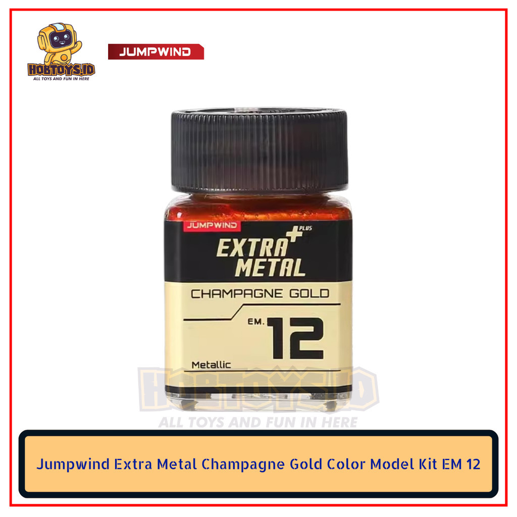 Jual Jumpwind Extra Metal Champagne Gold Color Model Kit EM 12 | Shopee ...