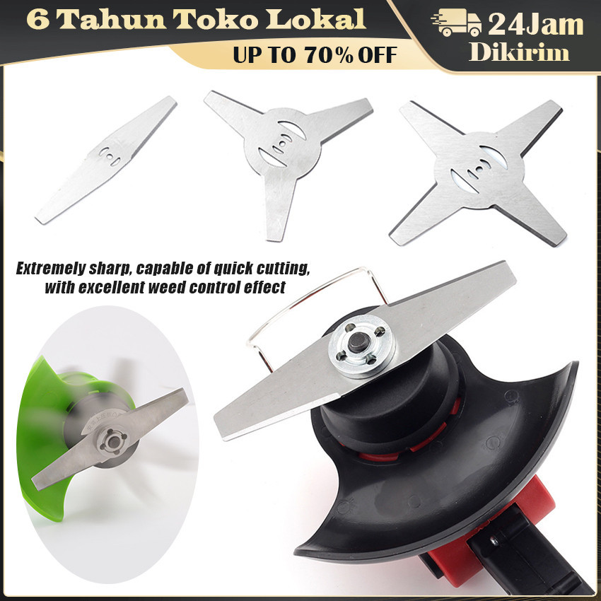 Jual Pisau Cutter Rumput Cordless / Mata Pisau Lawn Mower 2/3/4 Gigi ...