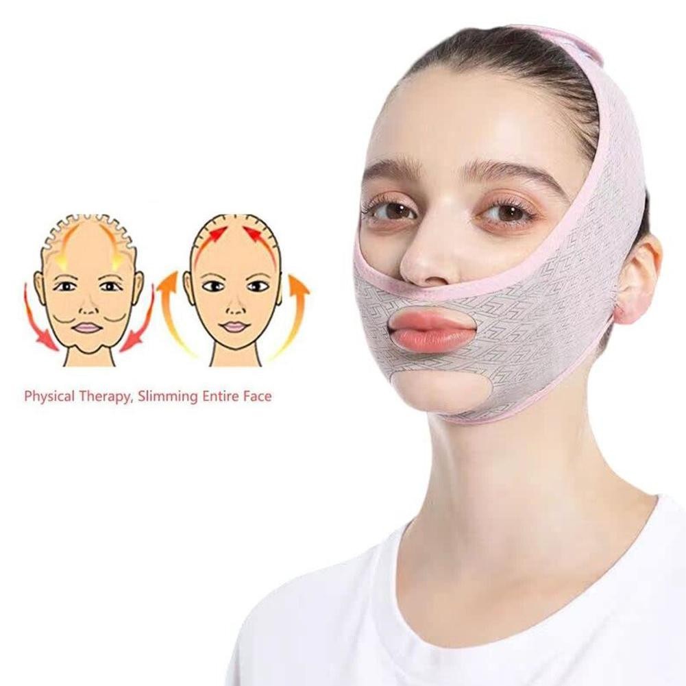 Jual [COD&Ready ]Facial Bandage V Shaped Face Lifting Thin Slimming ...