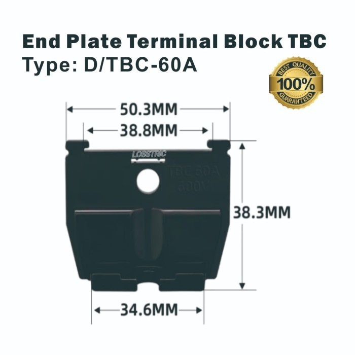 Jual End Plate Terminal Block TBC 60A | Shopee Indonesia
