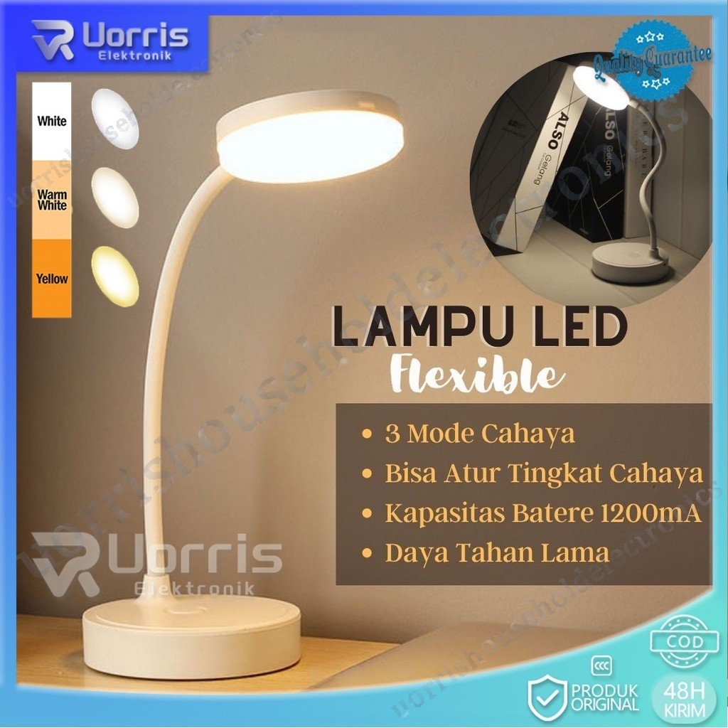Jual Lampu Belajar LED Table Lampu Meja Terang Lampu Meja Kamar Tidur ...