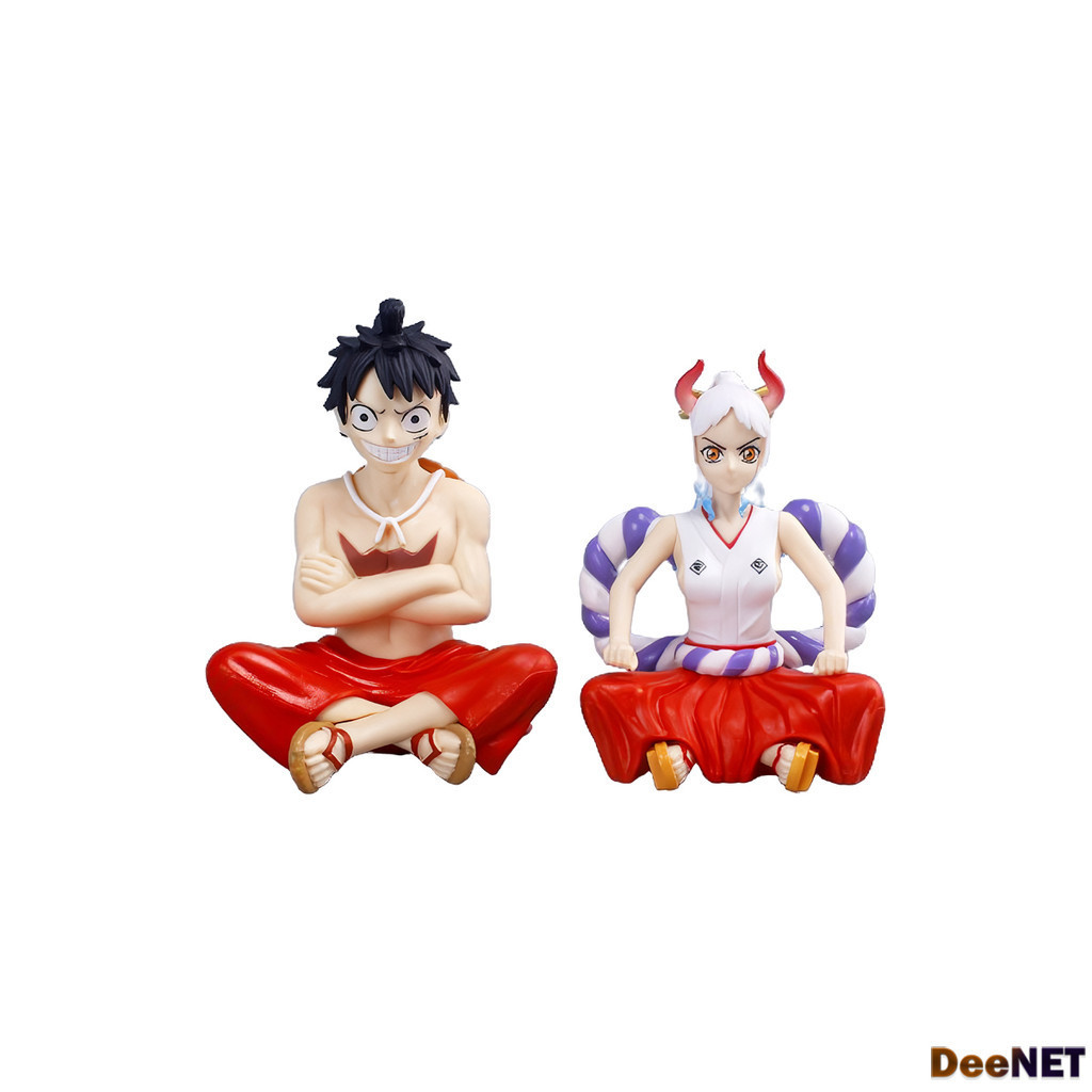 Jual Luffy and Yamato sitting satu set action figure PVC D-SCD057 ...