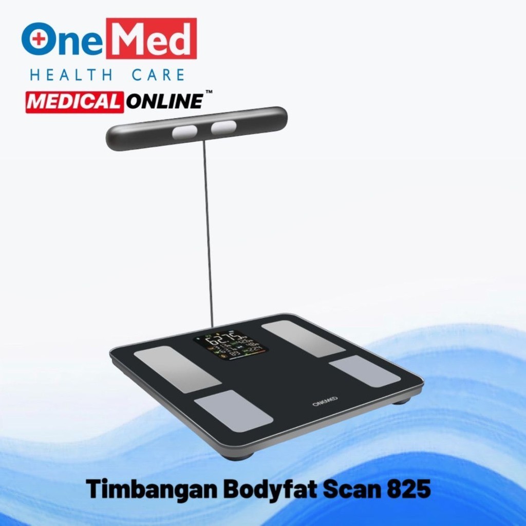 Jual ONEMED TIMBANGAN BADAN DIGITAL BODY FAT SCAN 825 WITH BLUETOOTH ...