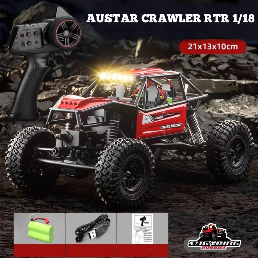 Jual Austar Rock Crawler RTR 1/18 | Shopee Indonesia