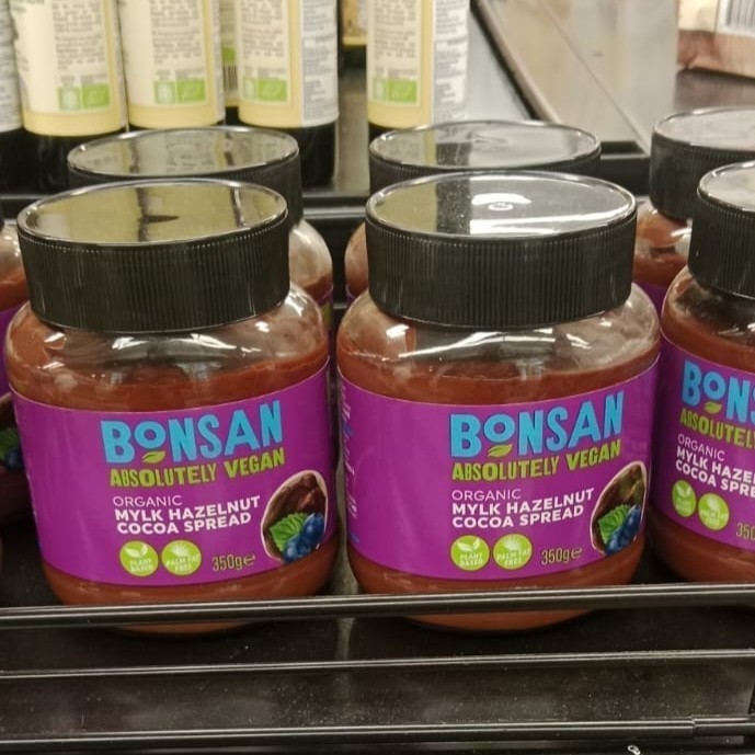 Jual Bonsan Organic organik milk hazelnut cocoa choco Chocolate spread ...