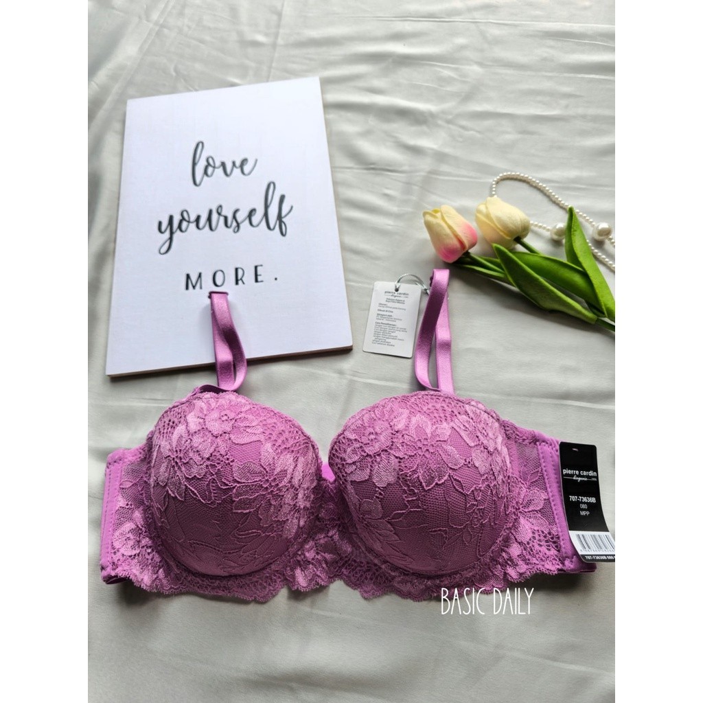 Jual Bra Pierre Cardin La Mode Crush On You Half Cup Bra - PC - Bra ...