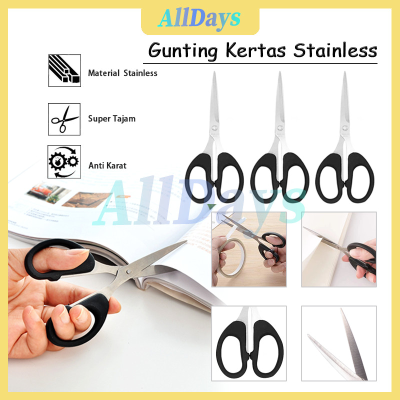 Jual Gunting stainless / gunting stainless tajam / gunting sedang ...