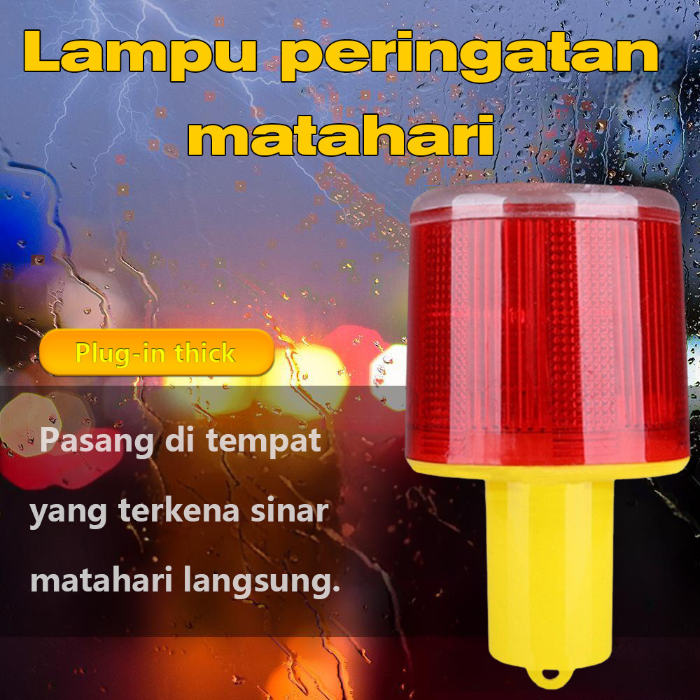 Jual Lampu Peringatan Lalu Lintas LED Tenaga Surya Warna Merah untuk Lalu Lintas/Perahu Lampu ...