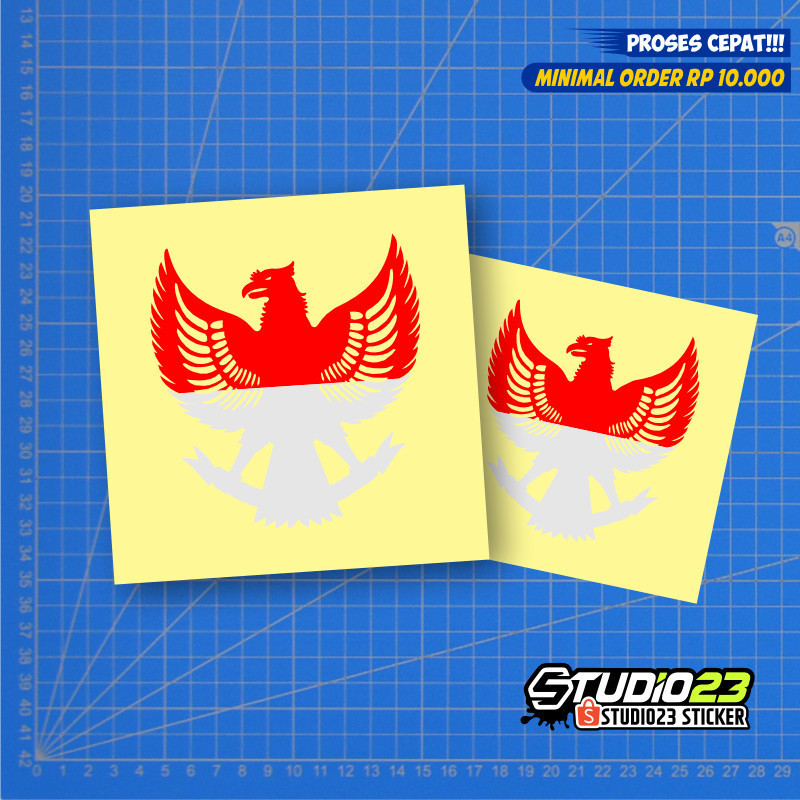 Jual Stiker Garuda Merah putih Cutting Sticker | Shopee Indonesia