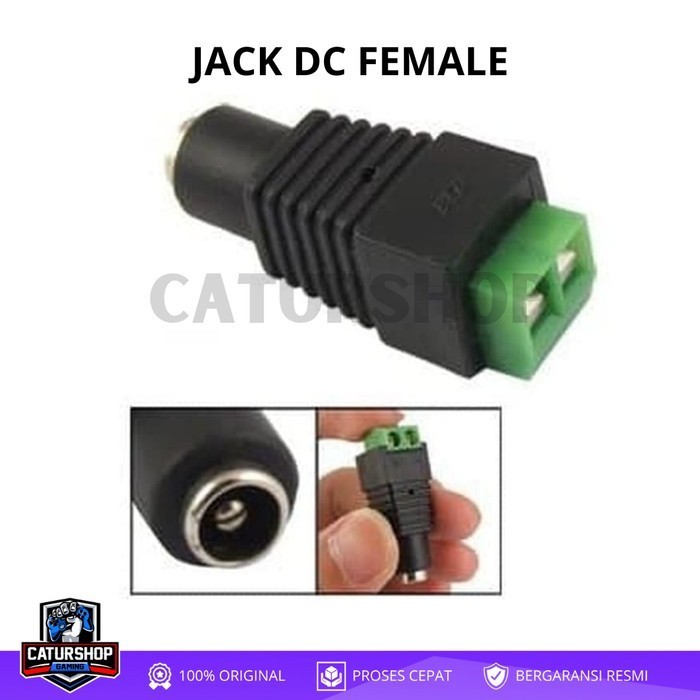 Jual Jack DC Female Power Socket Konektor Power Jek DC CCTV Elektronika ...