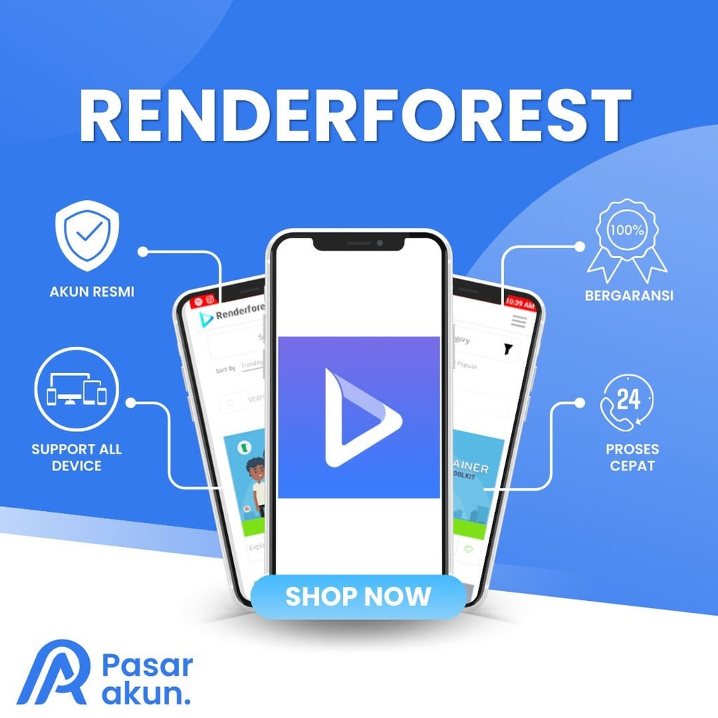 Jual Akun Renderforest Pro 1 Tahun (PC/Windows) | Shopee Indonesia