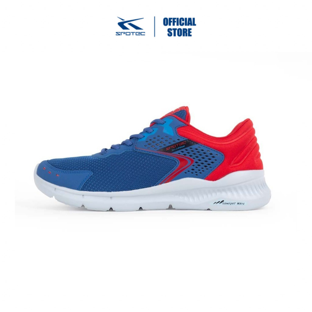 Jual Spotec Running Blitzer Sepatu Lari Pria Wanita - Biru Merah ...