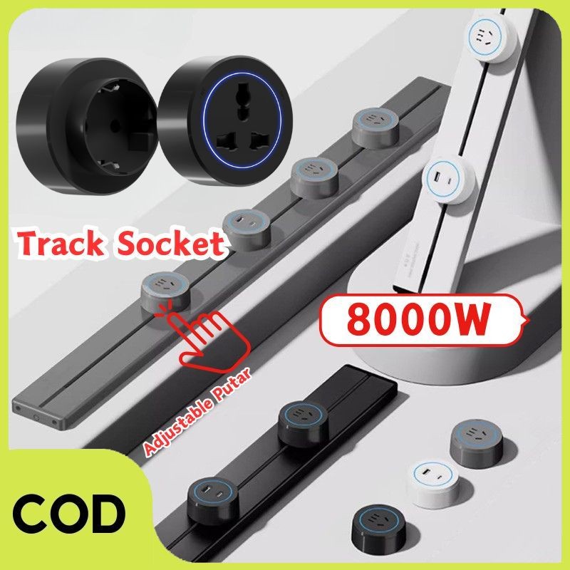 Jual 【COD】Stop Kontak Tanam Tembok Track Socket 50cm Stop Kontak Tanam ...