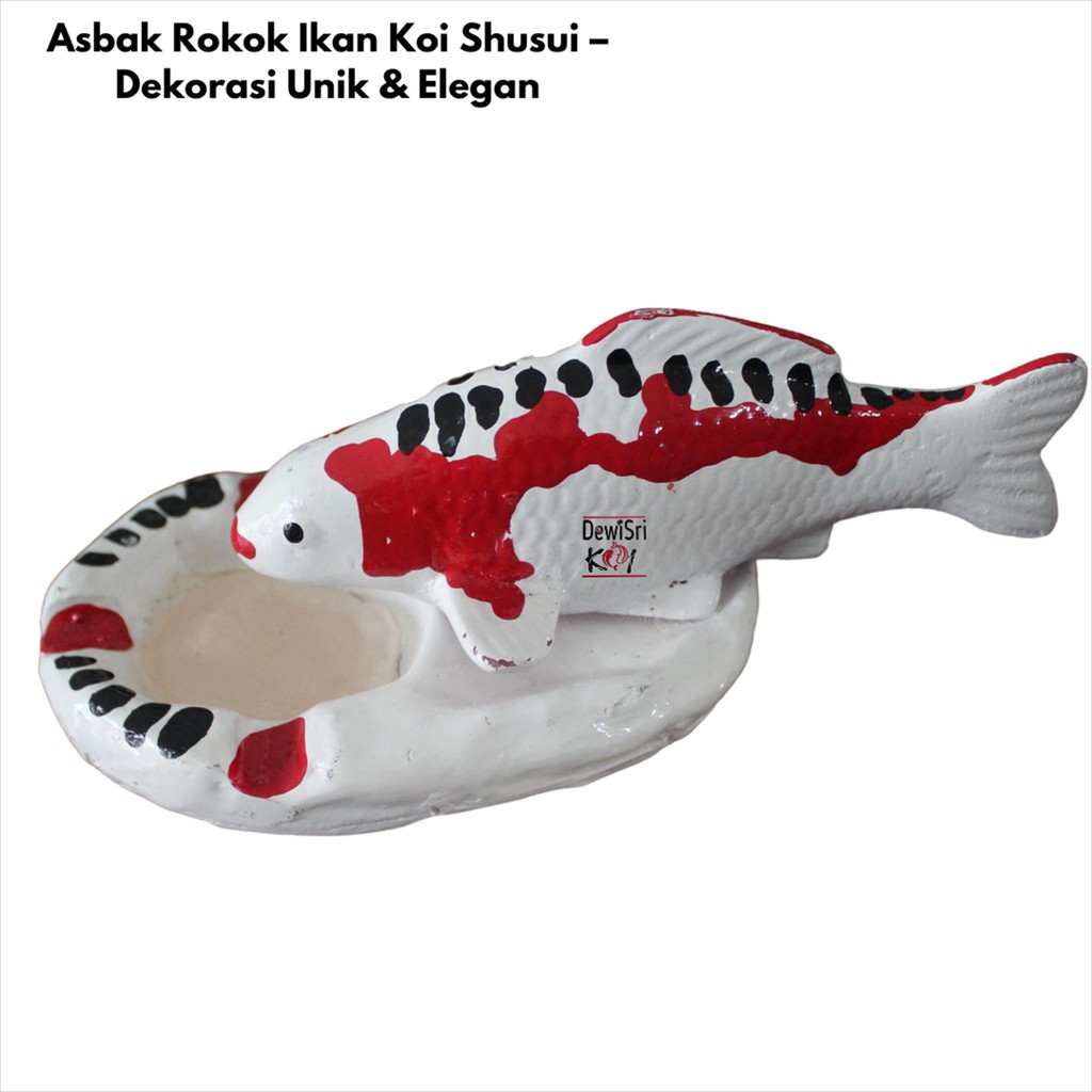 Jual Asbak Rokok Ikan Koi Shusui – Dekorasi Unik & Elegan | Shopee ...