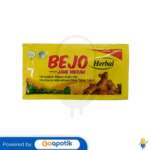 Jual Bejo Herbal Dengan Jahe Merah 15 Ml Sachet | Shopee Indonesia