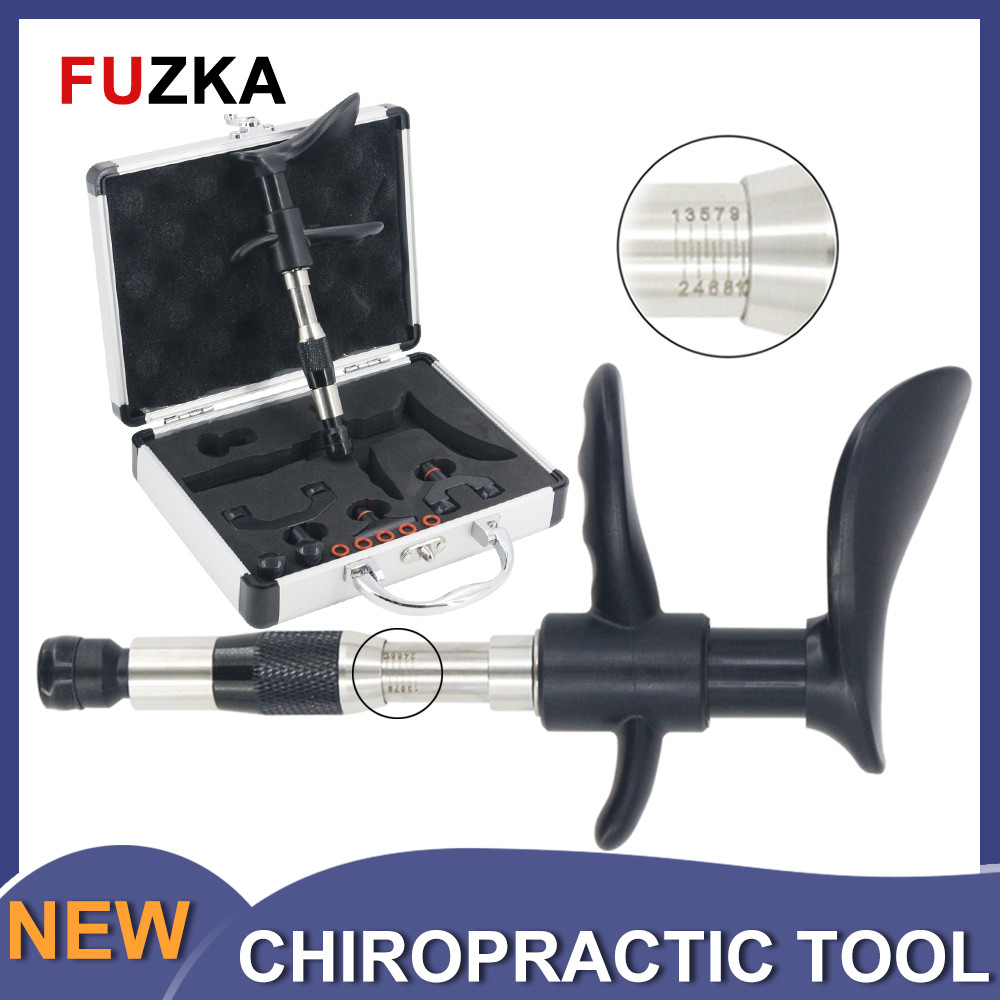 Jual Chiropractic Adjusting Tool 4 Heads Adjustable Strength Manual ...