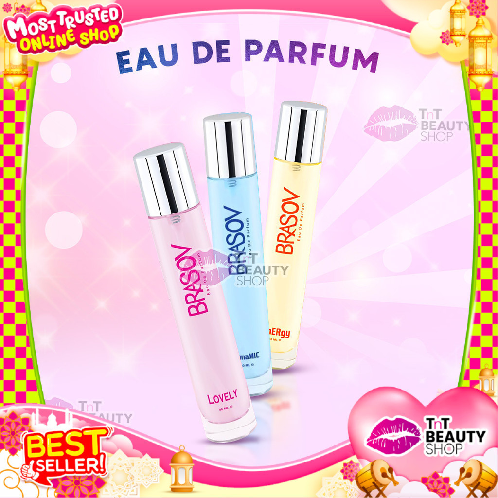 Jual BRASOV Parfum Wanita Eau De Parfum HALAL Perfume Spray 50ml ...