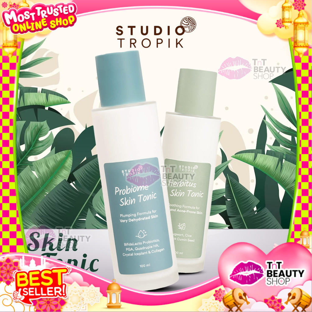 Jual Studio Tropik Skin Tonic - Herbitus | Studio Tropik Skin Tonic - Probiome 100ml | TnT ...
