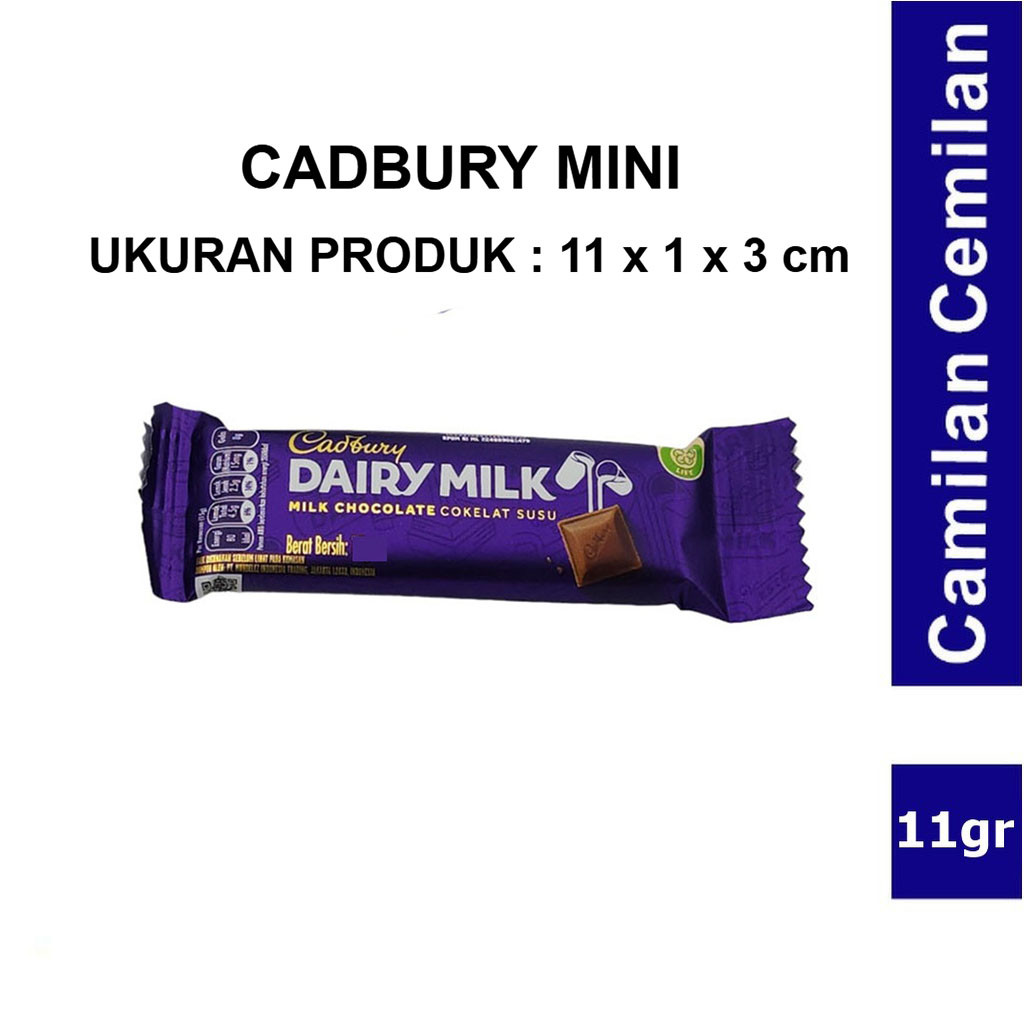 Jual Cadbury Dairy Milk Mini 11 gr | Shopee Indonesia