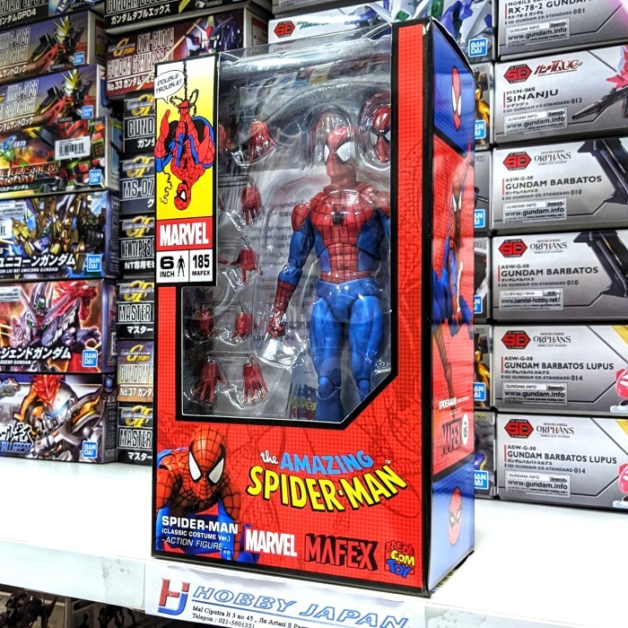 Jual MAFEX 185 Spiderman Classic Costume Ver | Shopee Indonesia