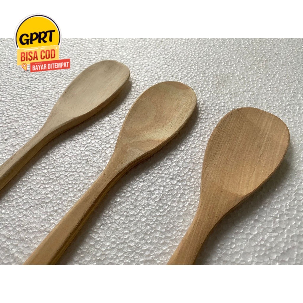 Jual GPRT Sutil Kayu Panjang 30cm Lebar 7cm Kayu Kecil Centong Kayu ...