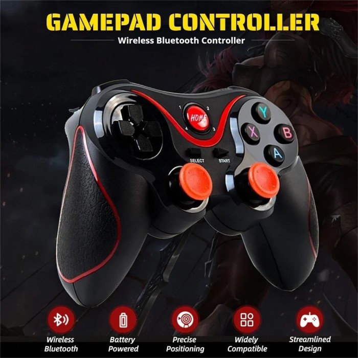 Jual Wireless Bluetooth Gamepad Stick Android IOS Smart TV BOX Computer ...