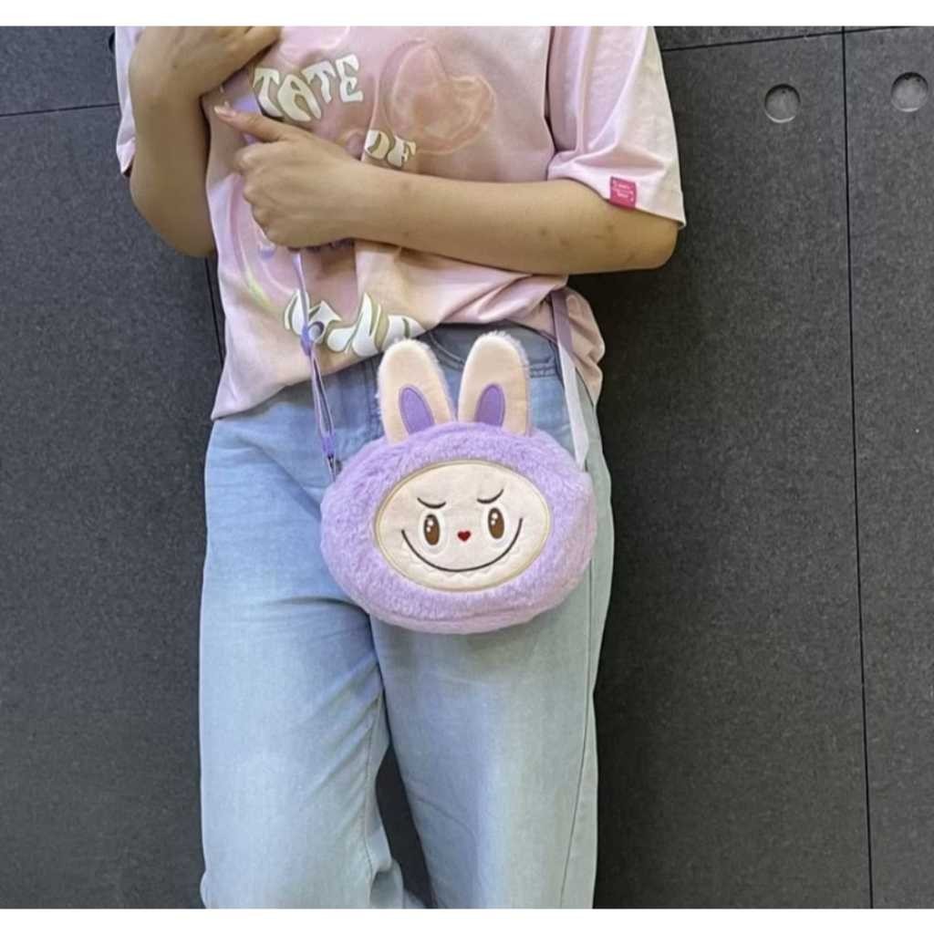 Jual Tas selempang boneka karakter labubu banyak variasi warna tas ...