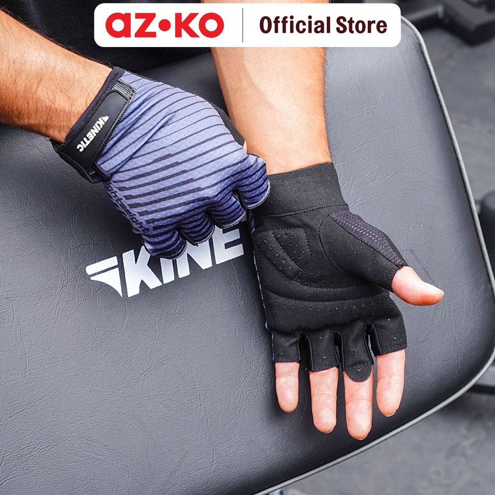 Jual AZKO Kinetic Sarung Tangan Gym Lightweight Gym Gloves Pelindung ...