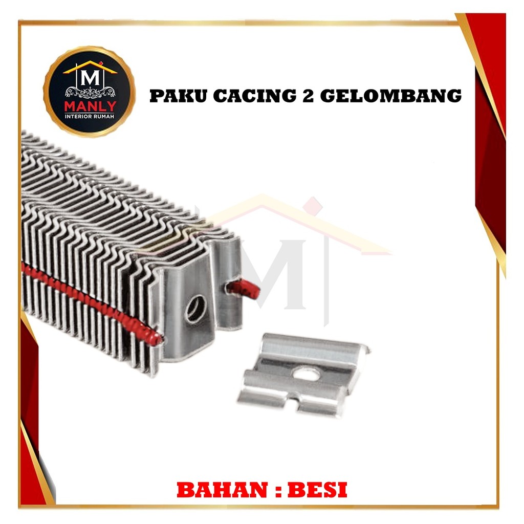 Jual Paku Cacing Dua Gelombang Paku 3/8 Paku Perakitan Penyambungan ...