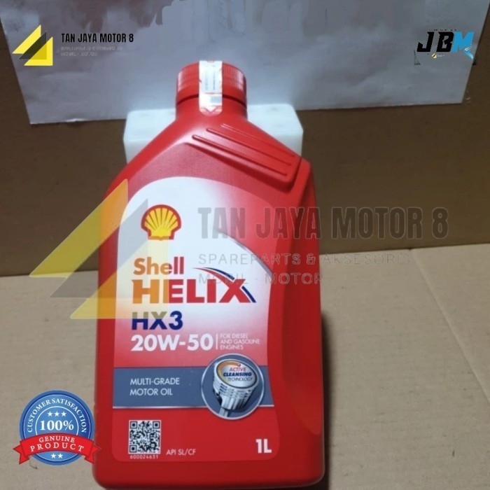 Jual OLI SHELL HELIX HX3 20W-50 1 LITER | Shopee Indonesia