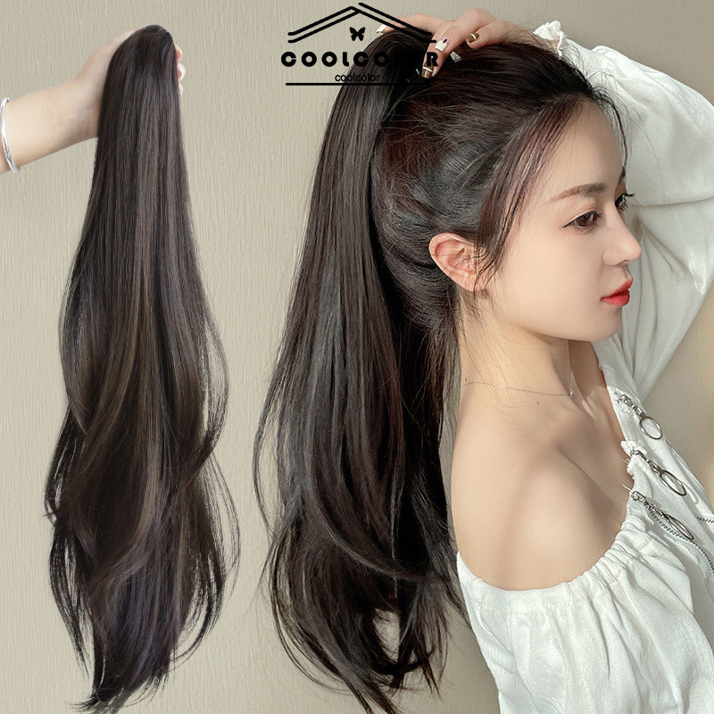 Jual CODGaya Klip Cakar Rambut Gaya Kuncir Kuda Tinggi Wig Kuncir Kuda ...