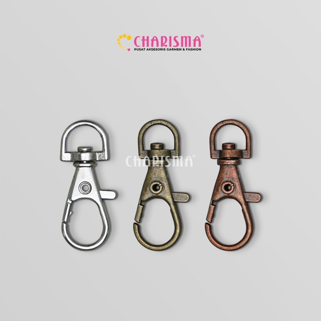 Jual Charisma Besi Kaitan Tas 3,5cm - Cantolan Tas Besi / Pengait Besi ...