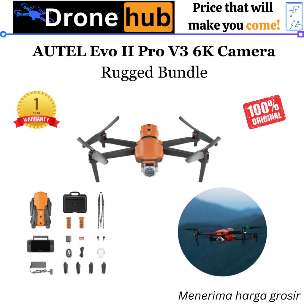Jual AUTEL Evo 2 Pro V3 Rugged Bundle Drone Mapping EVO II Pro V3 Non ...
