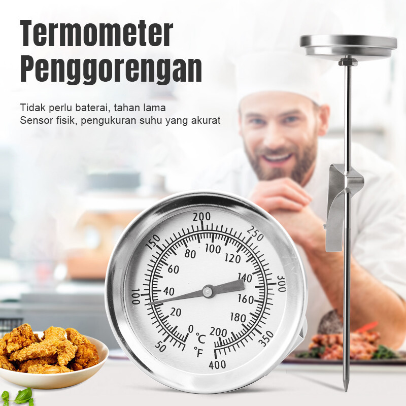 Jual { ready } Deep Fry Thermometer Minyak Goreng/ Thermometer Kopi ...