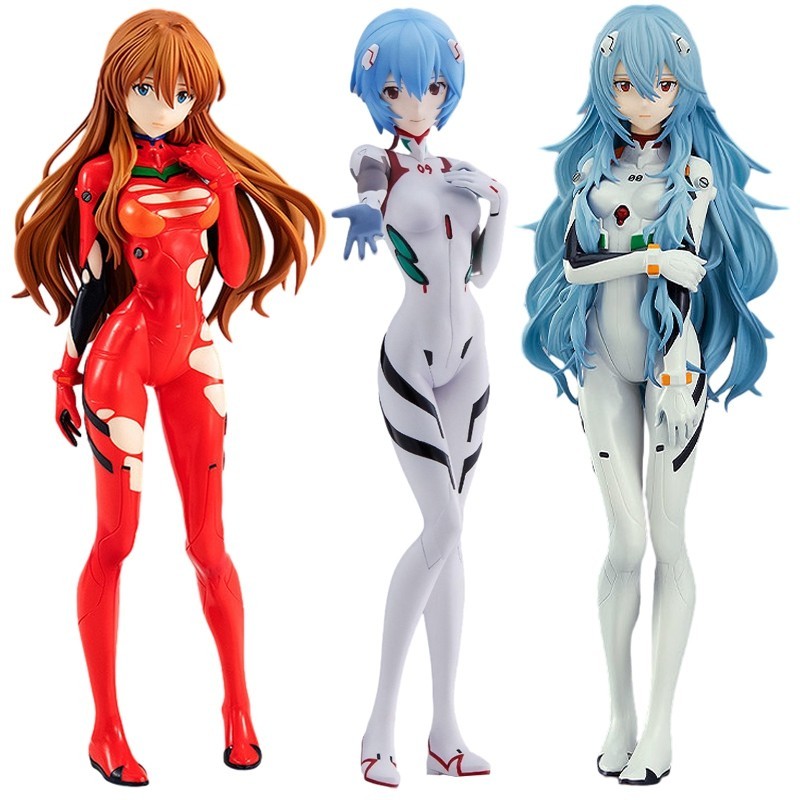 Jual 18cm Neon Genesis Evangelion Anime Figure EVA Short Hair Rei ...