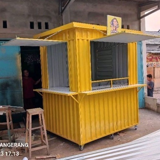 Jual booth semi container 6 roda grobak usaha booth container rombong ... Jual booth semi container 6 roda grobak usaha booth container rombong ...