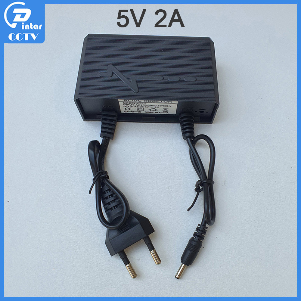 Jual 5V 2A AC DC Adapter charger Universal Untuk kamera CCTV Charging ...