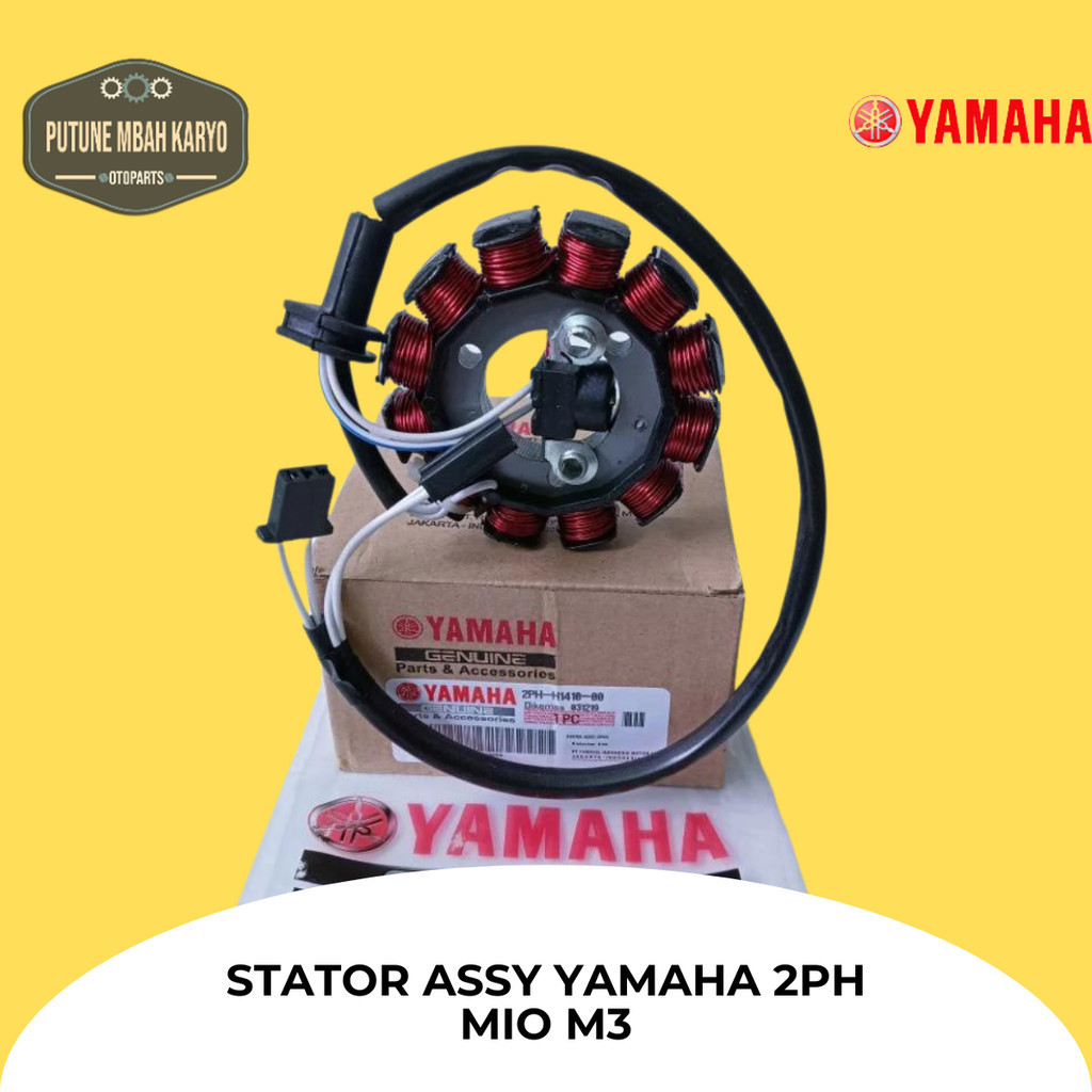Jual Spull Assy Stator Spul Yamaha Motor Mio M3 Z S 125 Lama Baru 2PH ...