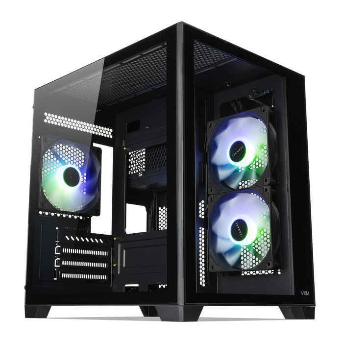 Jual Case Tecware VXM2 V2 Pro | Dual Chamber Gaming MATX Case | 3X ARGB ...