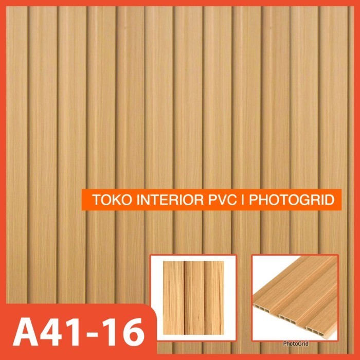 Jual Wallpanel PVC Indoor Kisi Kisi WPC Fluted Panel Panjang 2.9m - A ...