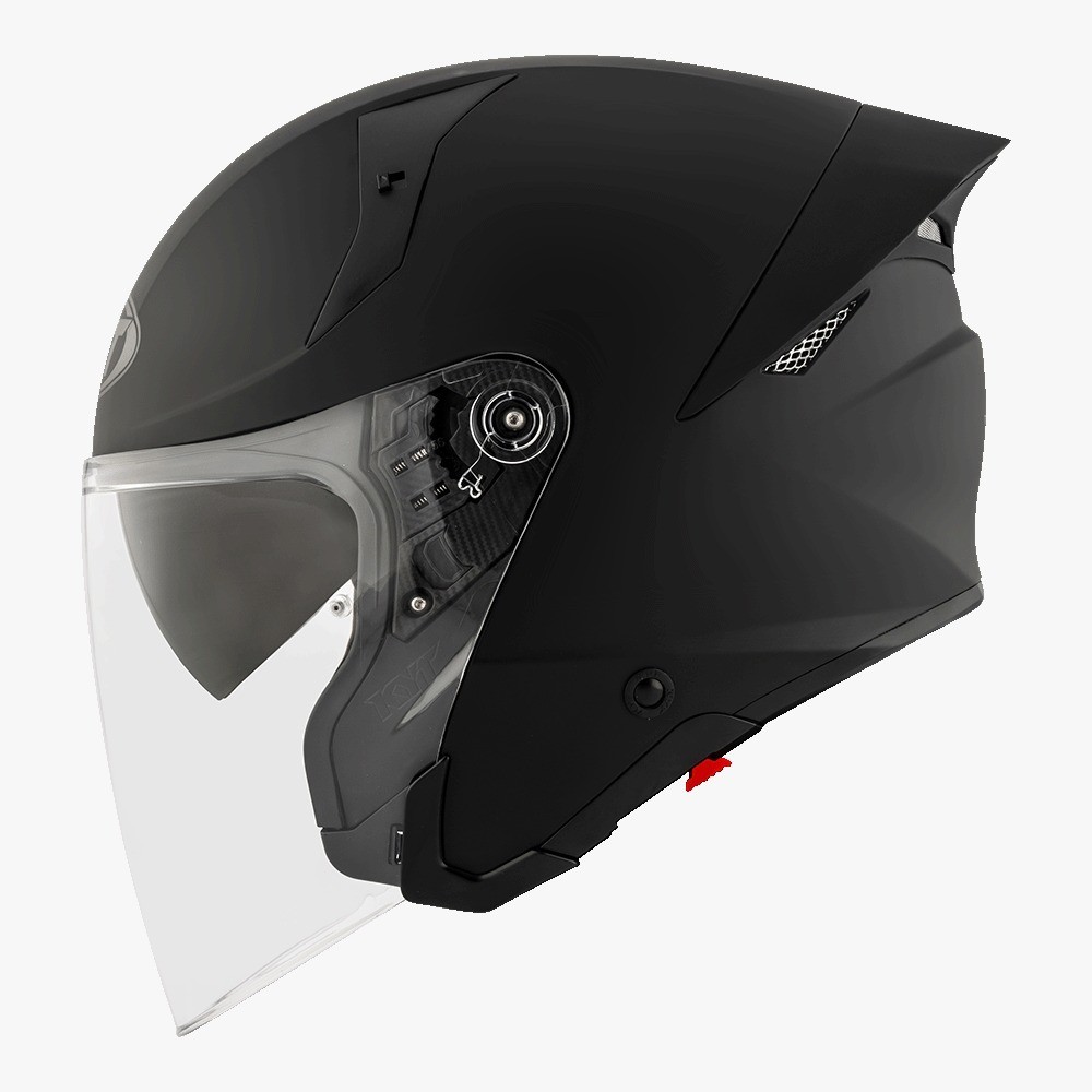 Jual HELM KYT TTR JET PLAIN - ICE MATT BLACK | Shopee Indonesia