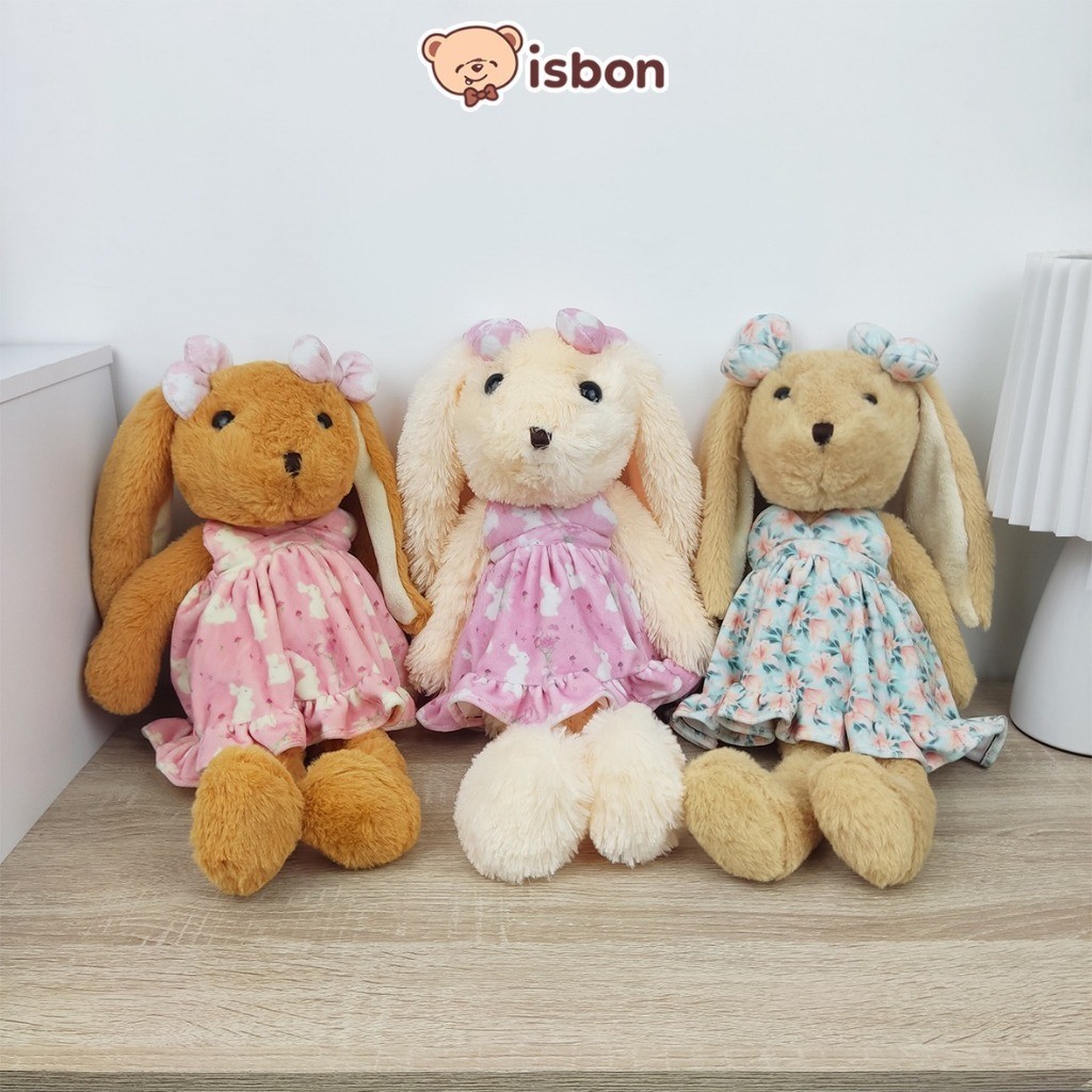 Jual Boneka kelinci cewek Istana Boneka rabbit taiwan dengan dress rok ...
