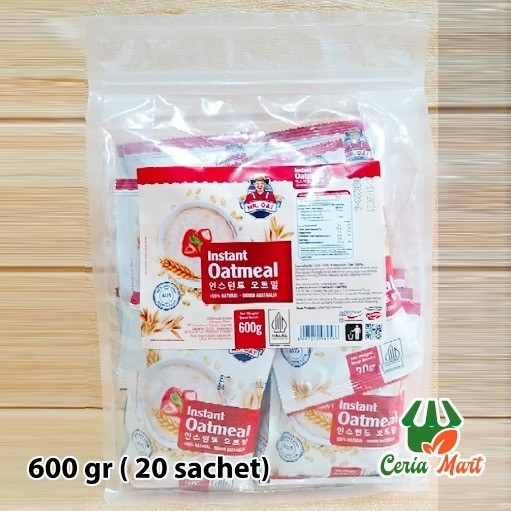 Jual Mr Oat Minuman Sereal Instan Oatmeal Cereal 600 gr isi 20 Sachet ...