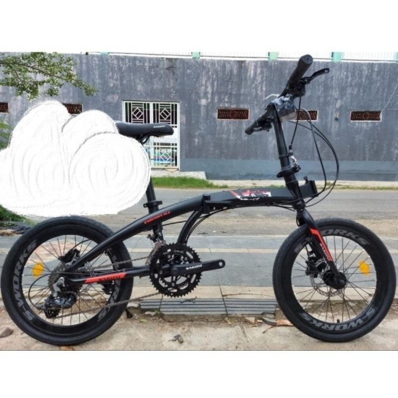 Jual SEPEDA LIPAT 20 INCH SAKONI S-WORKS ENIGAMA 10.8 NKRI HADIAH ...